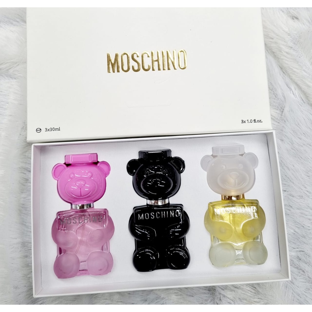 Moschino Toy 3 in 1 Set TOY BOY TOY 2 TOY 2 BUBBLEGUM 30ml*3 กล่องซีล ...