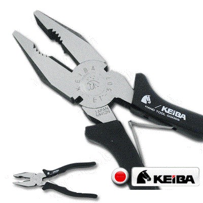 KEIBA คีมปากจิ้งจก 6" รุ่น ET-506PO ด้ามดำ คิบบา ญี่ปุ่นแท้ 100% | Shopee Thailand