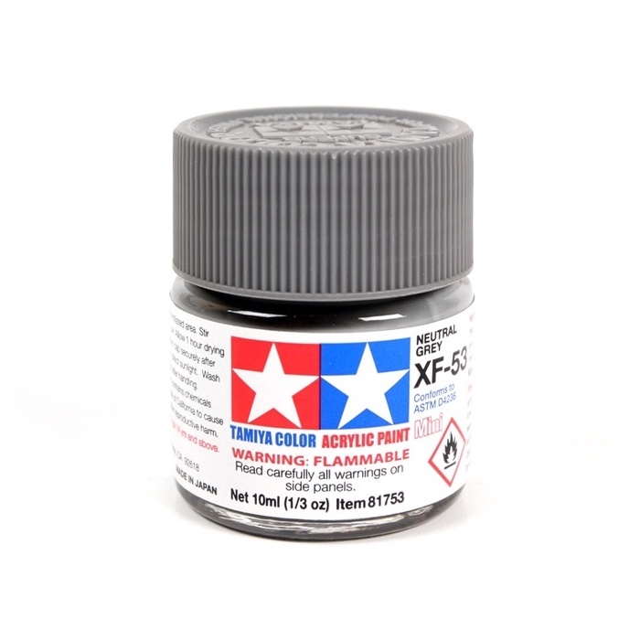 สีอะคริลิค TAMIYA ACRYLIC XF-49 81749, XF-50 81750, XF-51 81751, XF-52 81752, XF-53 81753, XF-54 ...