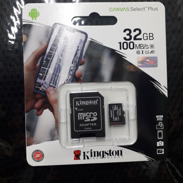 Micro SD 32 gb Kingdton ของแท้100% รับประกันตลอดอายุการใช้งานพร้อมกล่อง รับประกันศูนย์ synnex ...