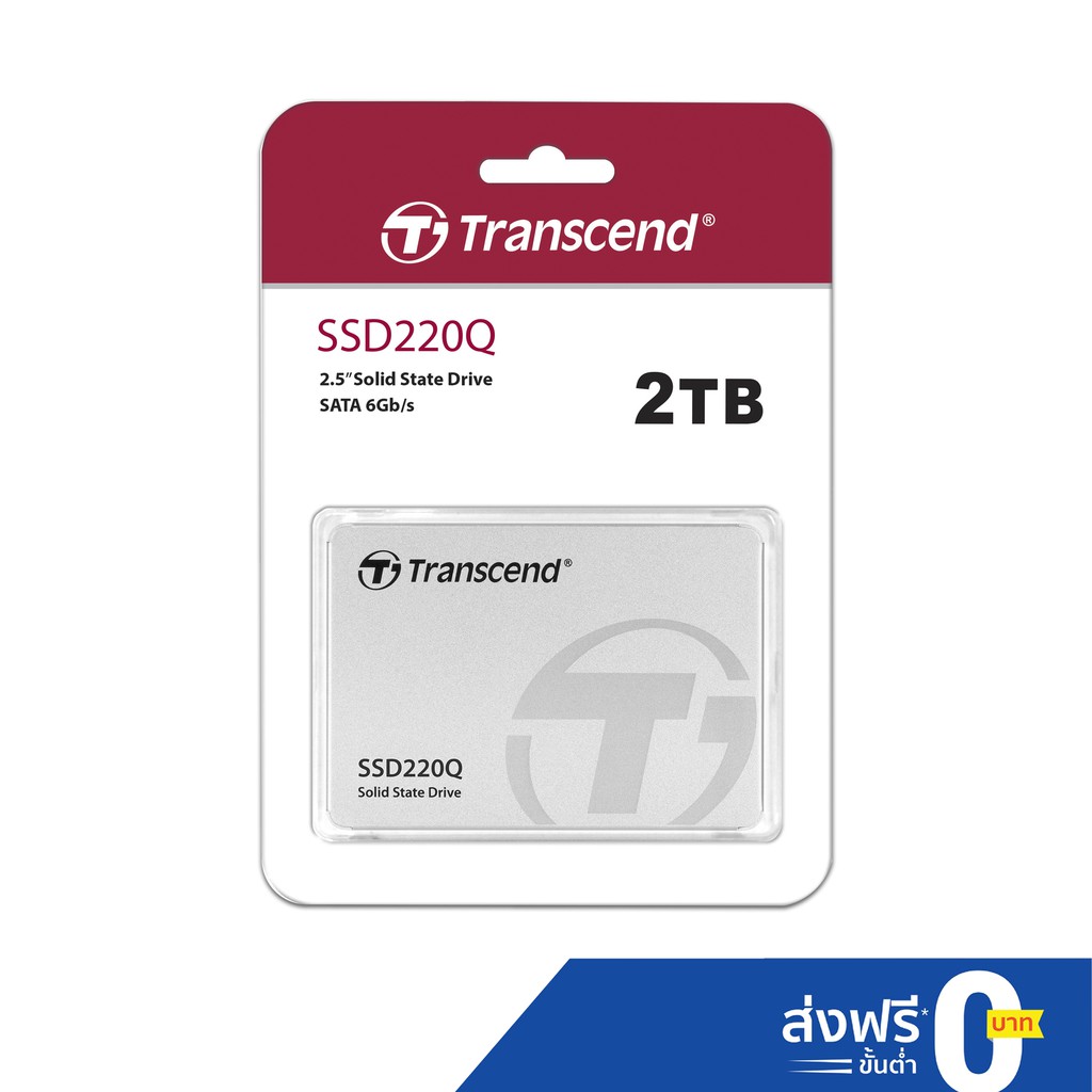 Transcend SSD220Q 2TB * รับประกัน 3 ปี หรือ *รับประกันไม่เกิน 400 TBW ...