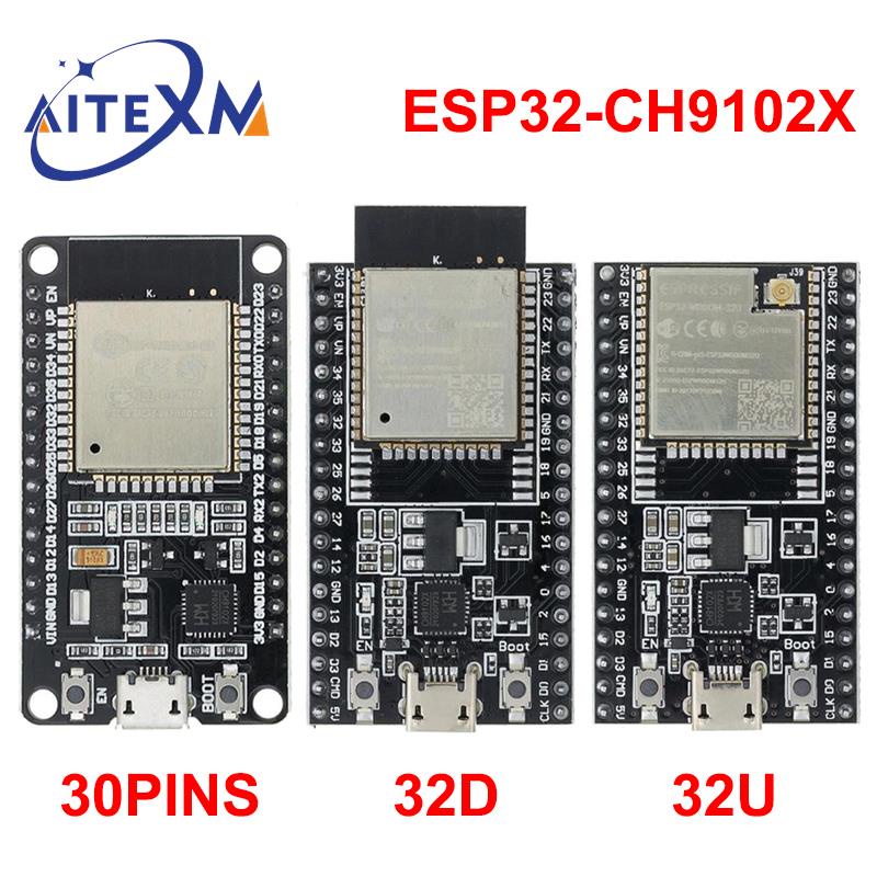 ใหม่ บอร์ดทดลอง ESP32 CH9102X WIFI และบลูทูธ พลังงานต่ํามาก แกนคู่ WIFI ...