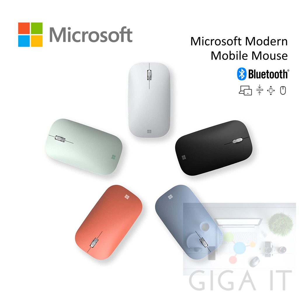 Microsoft Modern Mobile Mouse (Bluetooth, 1000 DPI) ประกัน Microsoft 1 ...