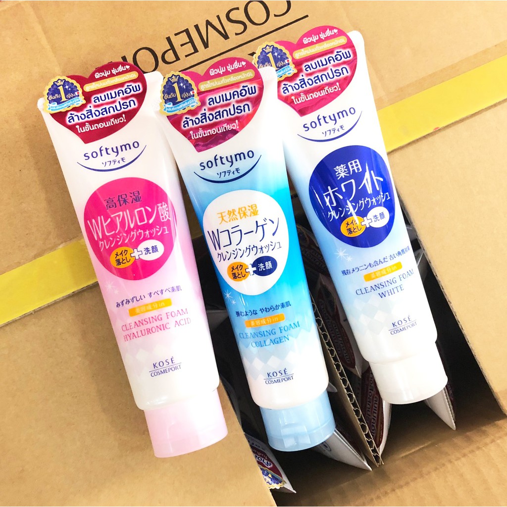 Kose Softymo Cleansing Foam 2IN1 190g. | Shopee Thailand