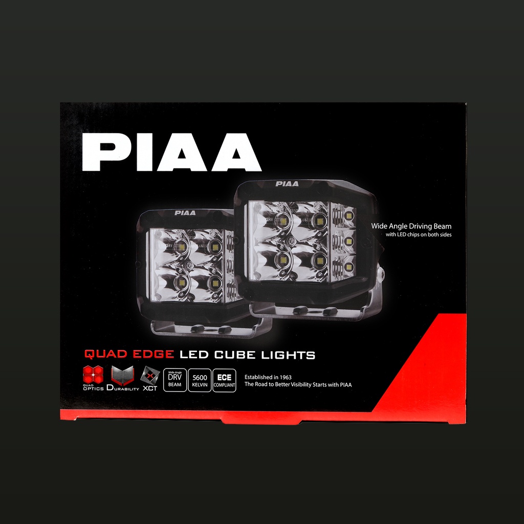 ไฟLED สปอร์ตไลท์จาก PIAA รุ่น QUADE EDGE LED CUBE LIGHTS รับประกันของ ...