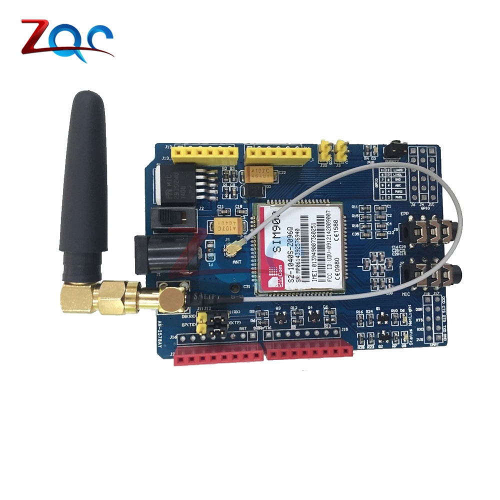 sim 900 gprs/gsm แผ่นบอร์ดโมดูลสําหรับ arduino compatible กับ uno mega ...