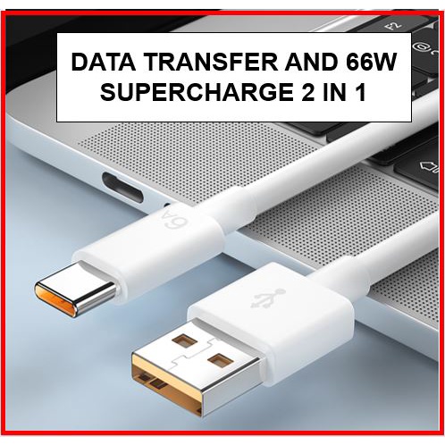 Huawei 66W Supercharger Cable 6A Type C USB Cable Super Fast Charging Data Line For Mate 40 Pro ...