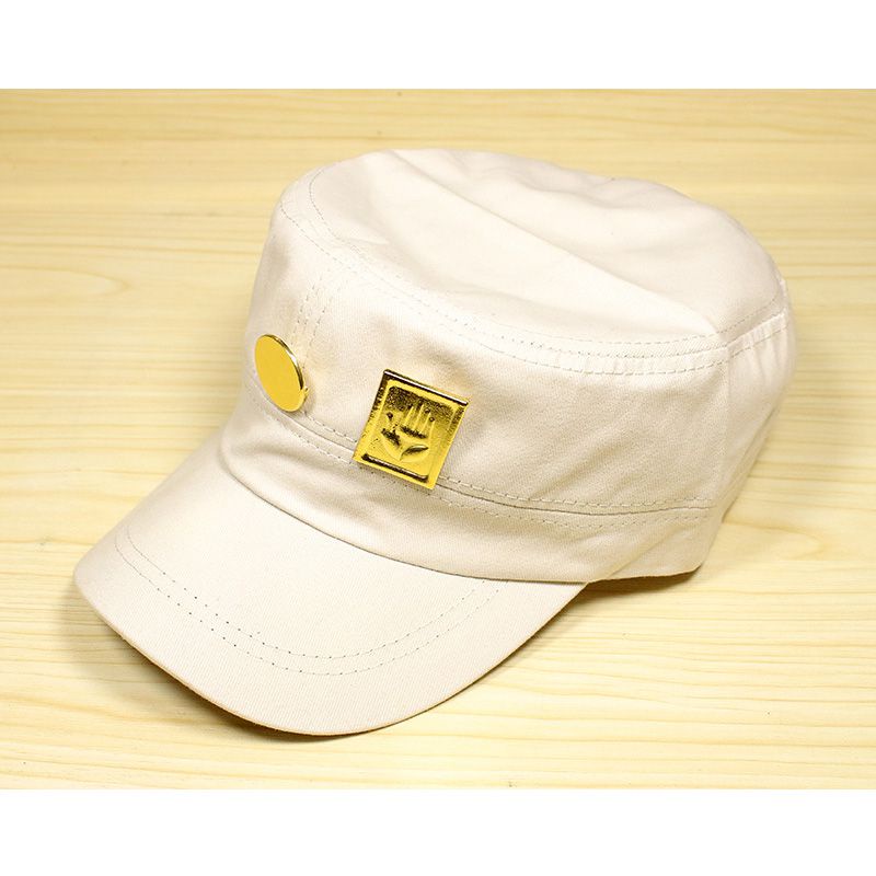 JoJo Cosplay Hat Bizarre Adventure Kujo Jotaro Military Army Cap ...