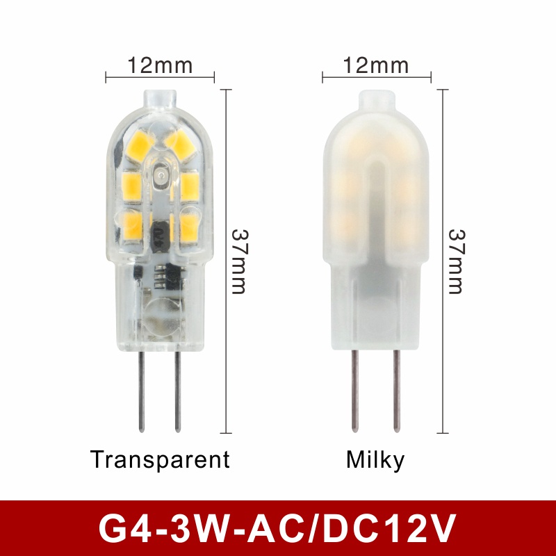 Got Liang G4 G9 LED 3W 5W หลอดไฟ AC DC 12V 220V LED โคมไฟ SMD2835 สปอตไลท์ โคมไฟระย้า เปลี่ยน ...