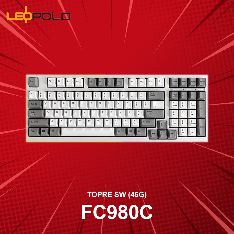 คีย์บอร์ด LEOPOLD FC980C (45g) (ภาษาอังกฤษ) ประกันศูนย์ 1 ปี | Shopee Thailand