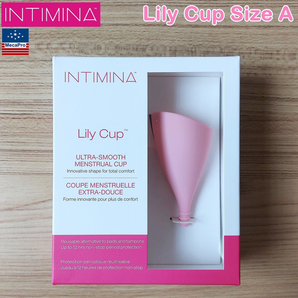 Intimina™ Lily Cup™ Size A ถ้วยอนามัย ถ้วยรองรับประจำเดือน พร้อมถุงเก็บ ...
