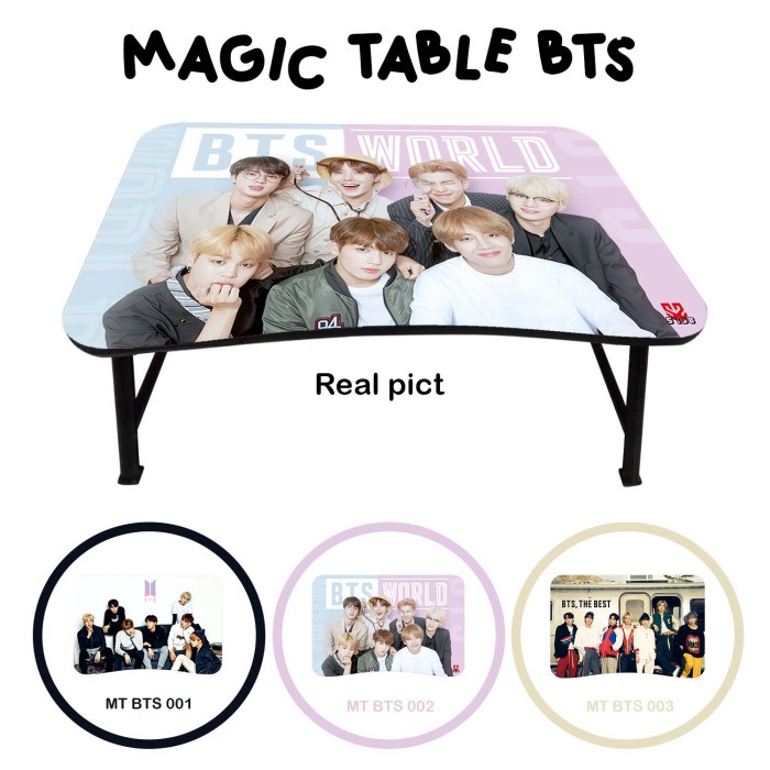 โต๊ะพับได้ KPOP BTS สไตล์เกาหลี | Shopee Thailand