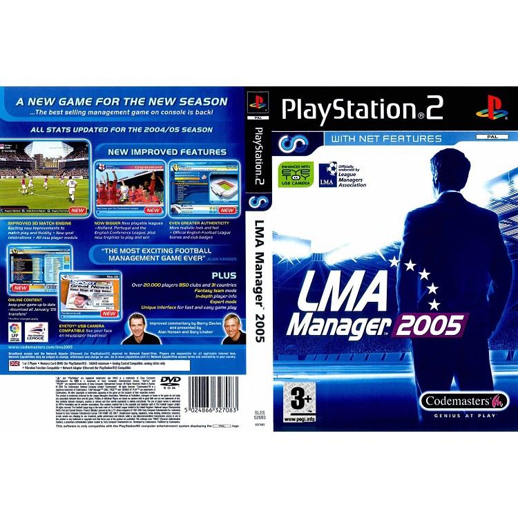 LMA MANAGER 2005 [PS2 EU : DVD5 1 Disc] | Shopee Thailand