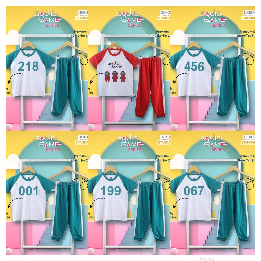 ชุดเด็กเกมปลาหมึก Viral /lb020 | Shopee Thailand