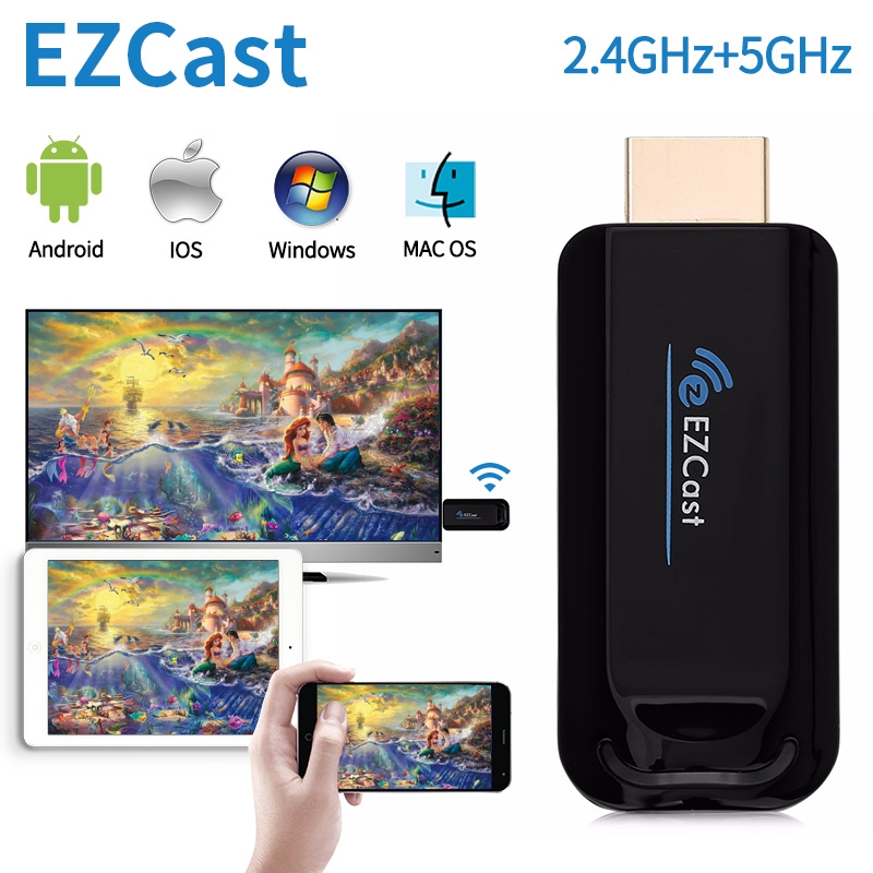 ezcast 5 g dongle hdmi tv stick รองรับ windows ios android wifi 1080 p ...