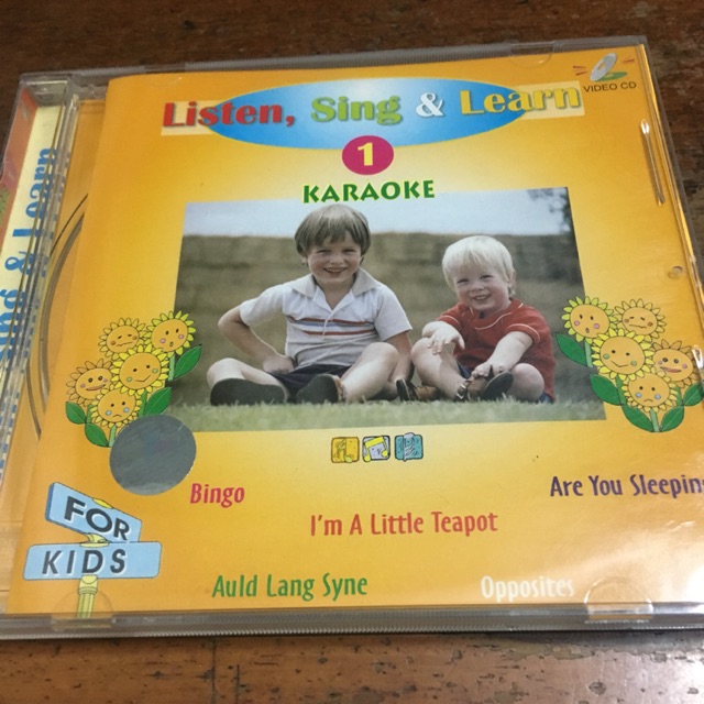 VCD Listen Sing & Learn 1 Karaoke | Shopee Thailand