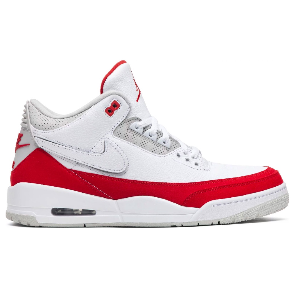 Nike Jordan 3 Retro x Tinker White University Red | Shopee Thailand