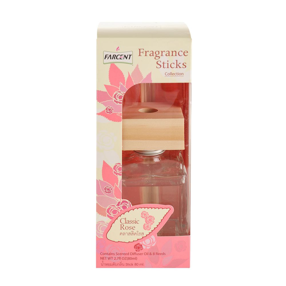 น้ำหอมดับกลิ่น FARCENT 80 มล. กลิ่นคลาสสิคโรส PERFUME DEODORIZER ...