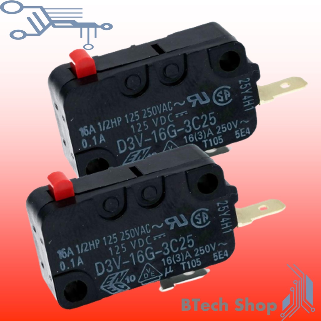 Microswitch D3V-16G-3C25 | Shopee Thailand