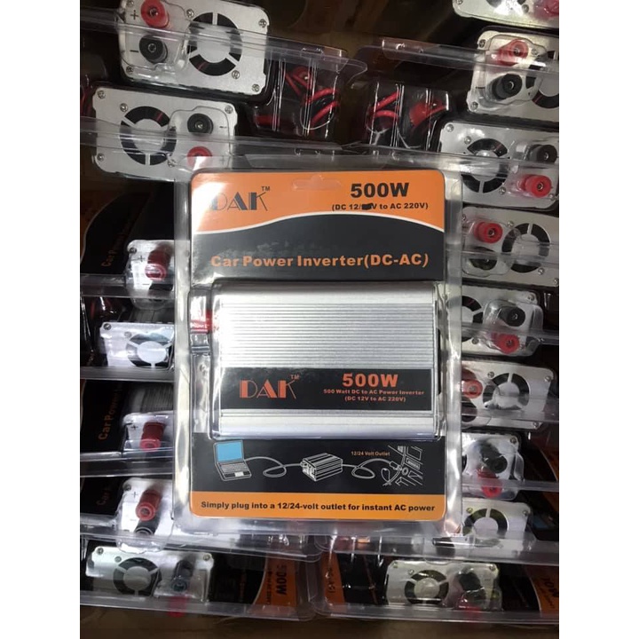 ส่งจากไทย Car Power Inverter DC-AC 500W 1500W พาวเวอร์ เพาเวอร์ พร้อมส่ง DC12VDC ออก AC 220VAC ...