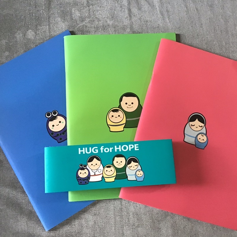 สมุด Hug for Hope 3 เล่ม (ขายรวม) | Shopee Thailand