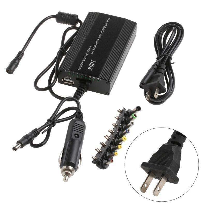 DC อะแดปเตอร์ Adapter Notebook Universal 100W ปรับ V ได้12-24V เปลี่ยน ...