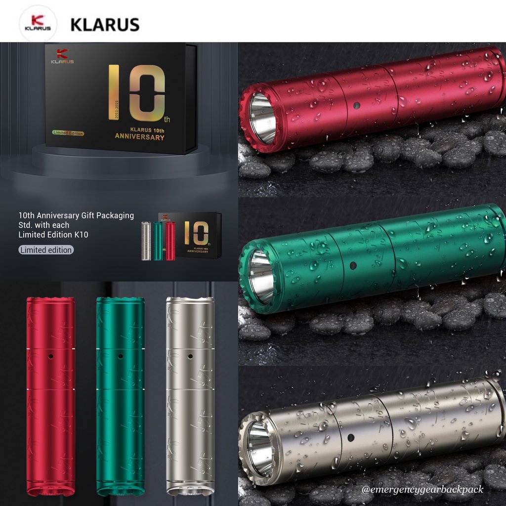 #Klarus K10 Anniversary Limited Edition Flashlight | Shopee Thailand