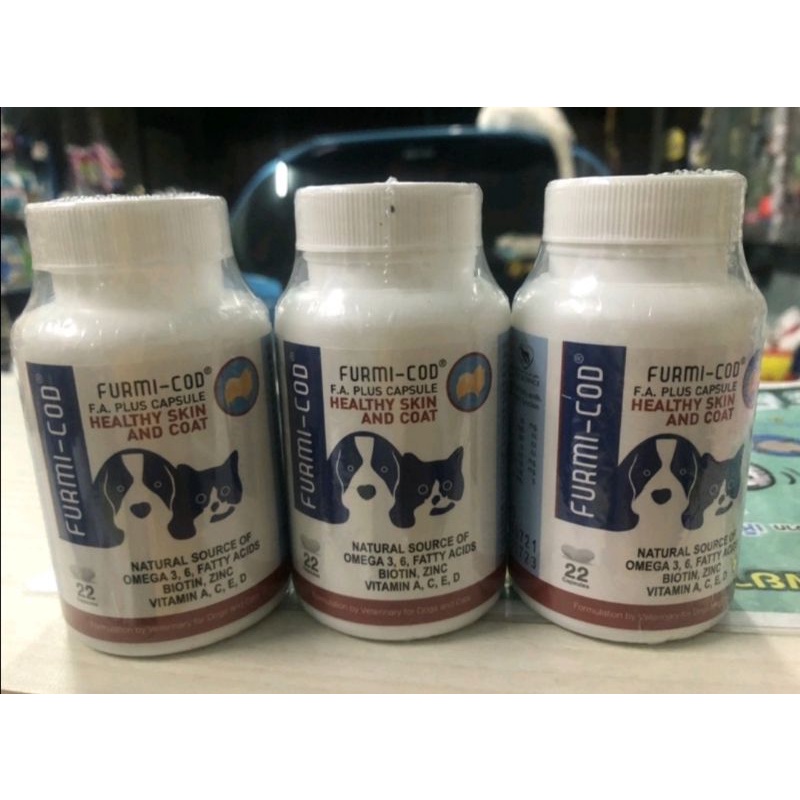 Furmi-cod 22เม็ด และ Furmi-cod 65เม็ด (วิตามินบำรุงขน) | Shopee Thailand