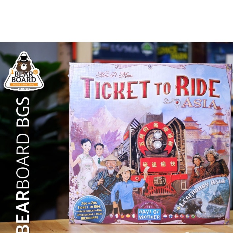 Ticket to Ride Map Collection: Volume 1 – Team Asia & Legendary Asia ...