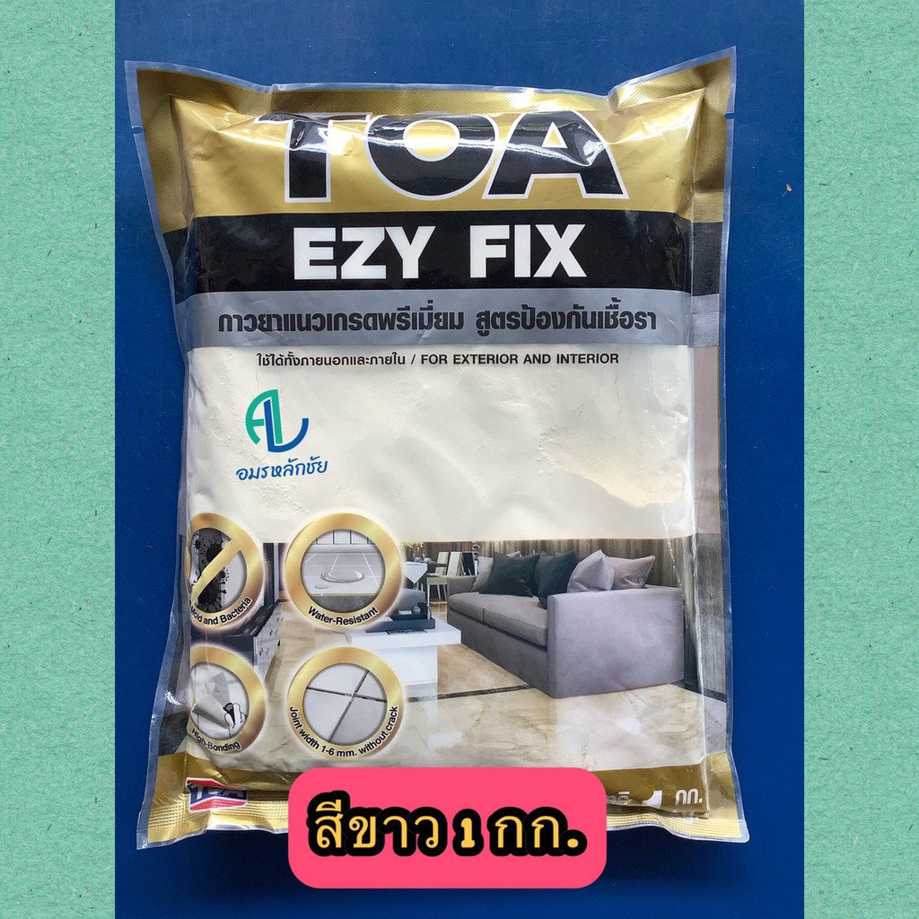 ยาแนว กาวยาแนวเกรดพรีเมี่ยม สูตรป้องกันเชื้อรา TOA TOA EZY FIX | Shopee ...