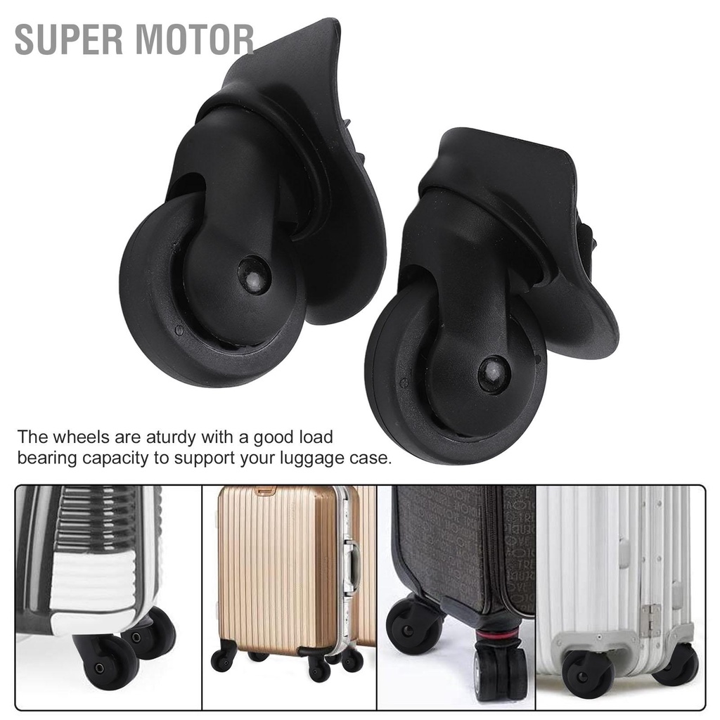 1 Pair Luggage Swivel Casters Mute Wheels Repalcement for Suitcase ...