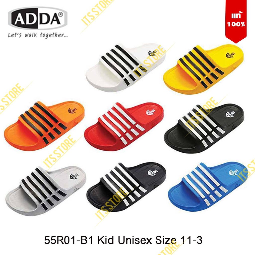 🔥พร้อมส่ง🔥รุ่นยอดนิยม🔥 Adda 55R01-B1 แท้💯% รองเท้าแตะเด็ก unisex Adda ...