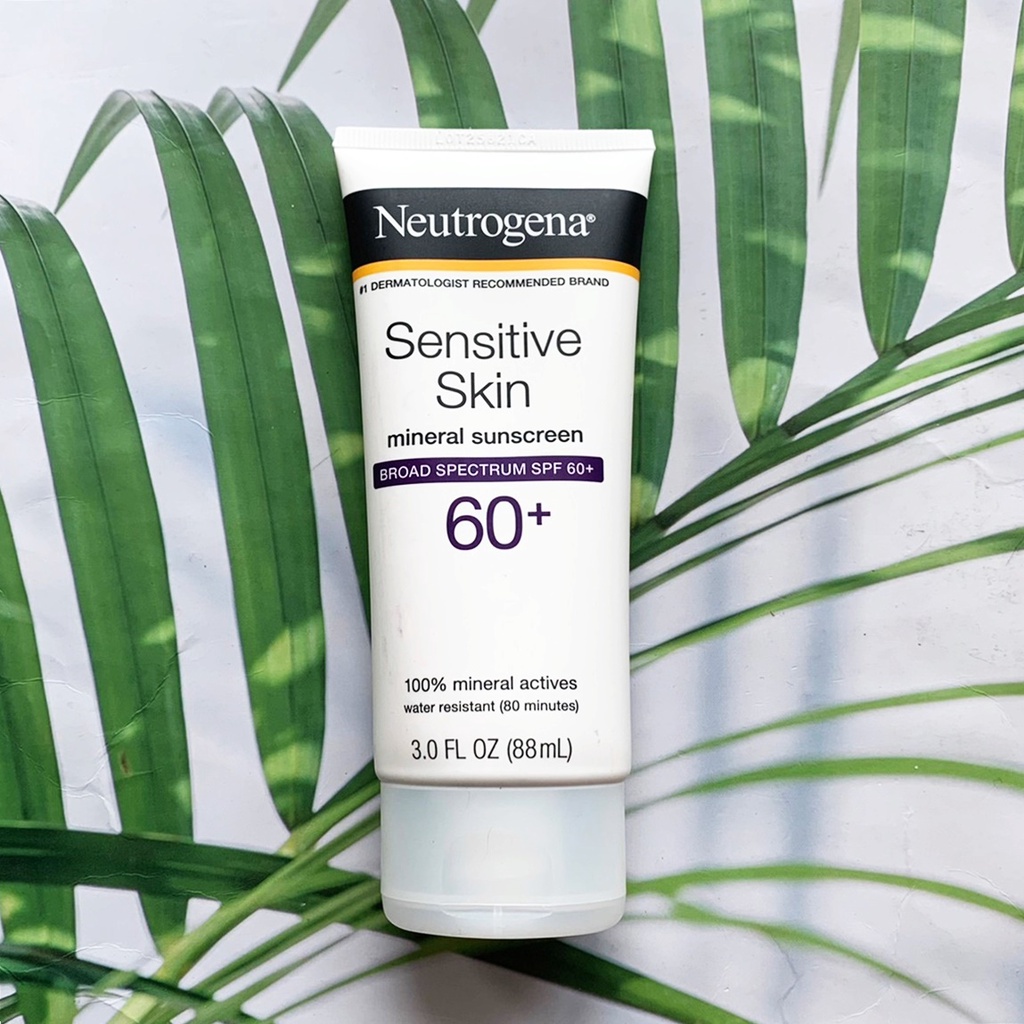 (Neutrogena®) Sensitive Skin Mineral Sunscreen Broad Spectrum SPF 60 ...