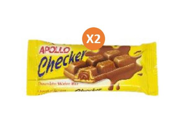 Apollo Checker แครกเกอร์อะพอลโล ขาย2ชิ้น | Shopee Thailand
