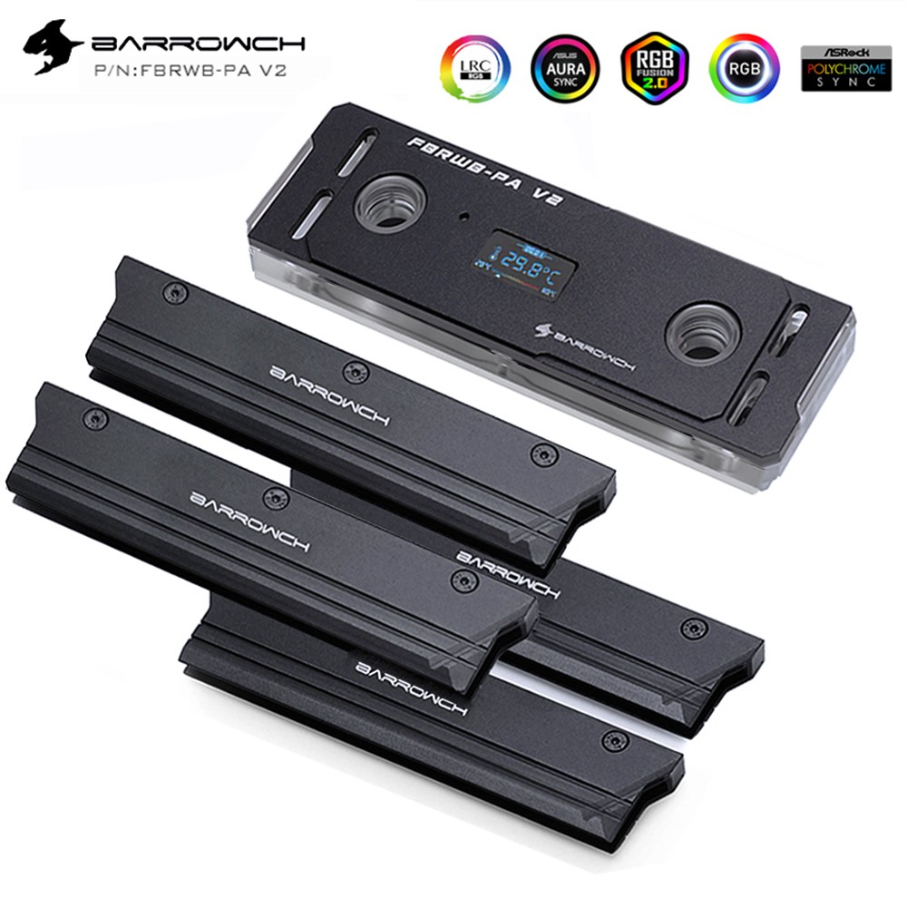 Barrowch Multimodal RAM water block kits with colour screen edition ...