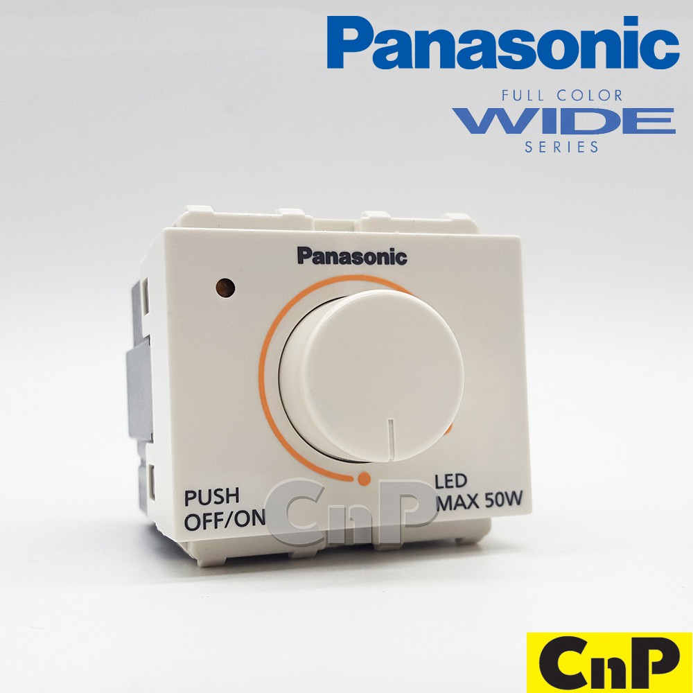 Panasonic สวิตช์หรี่ไฟ ดิมเมอร์ Dimmer LED 50W สีขาว พานาโซนิค รุ่น WEG ...