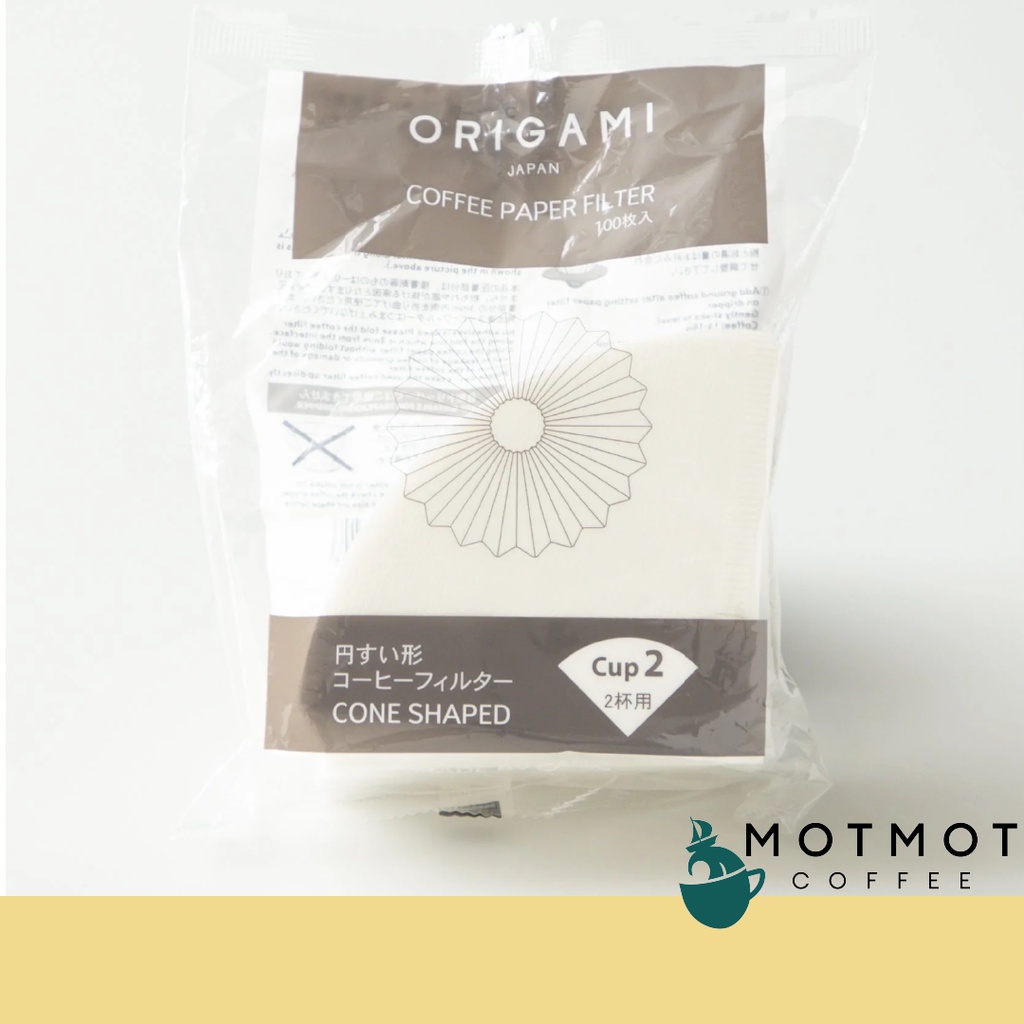 ORIGAMI Paper Filter [Cone Shape] | กระดาษกรองกาแฟ | MOTMOT COFFEE ...