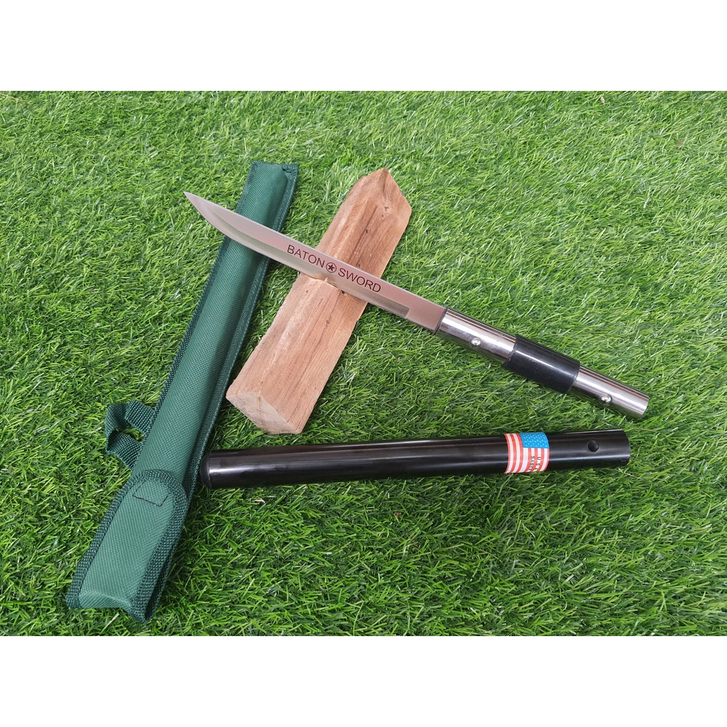 กระบอง มีดสำหรับนักเดินป่าขนาด 20 นิ้ว กับ 34 นิ้ว BATON SWORD ต่อด้าม ...