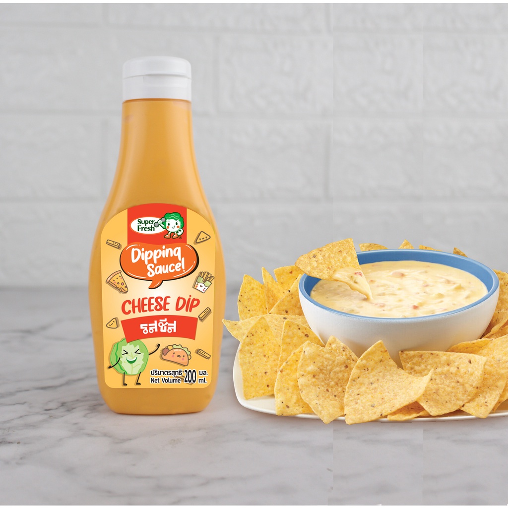 ซอสดิป รสชีส ซุป เปอร์เฟรช 200 มล. Super Fresh Cheese Dipping Sauce ...