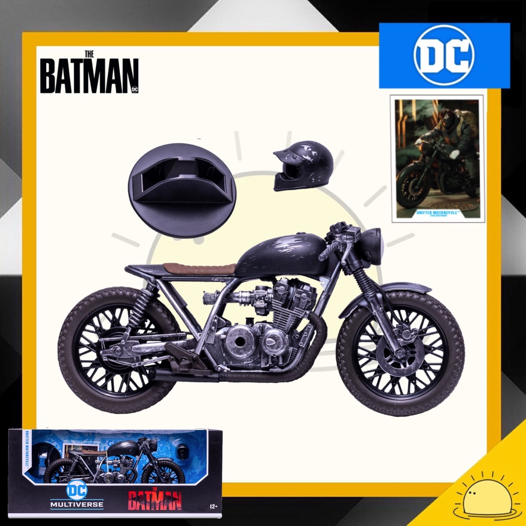 Mcfarlane DC Multiverse The Batman movie Drifter Motorcycle 7 inch ...