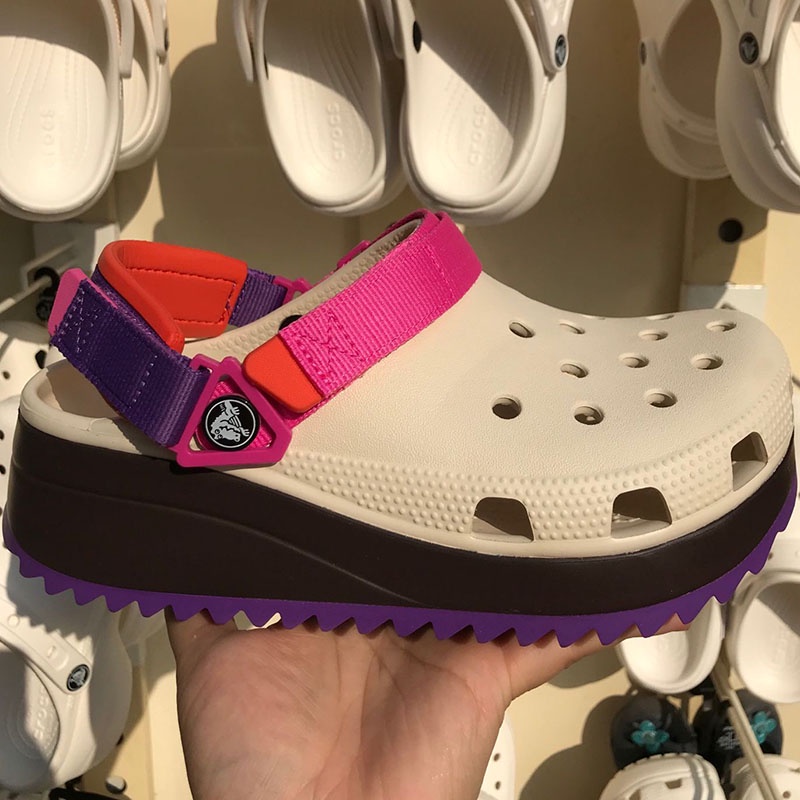 รองเท้าแตะ Croc เหมาะกับเดินชายหาดกลางแจ้ง สไตล์คลาสสิก สําหรับผู้ชาย ...