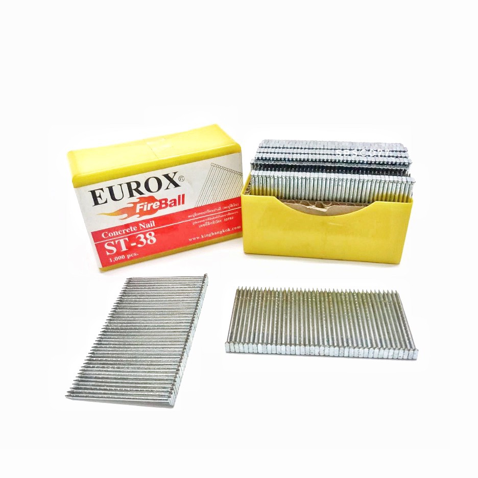 EUROX ST18 - ST64 ตะปูยิงคอนกรีต ลูกแม็ก ปืนลม ชนิด ขาเดี่ยว ST 18 - ST 64 | Shopee Thailand