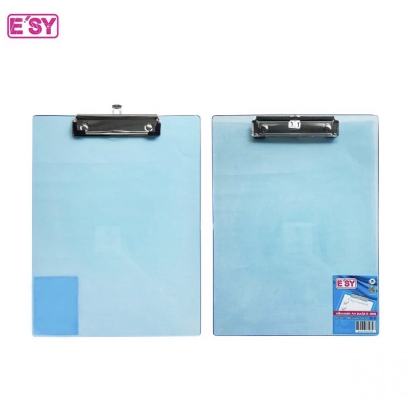 คลิปบอร์ดพลาสติก(สีใส) “E’SY” (A4) รุ่น E-908 | Shopee Thailand