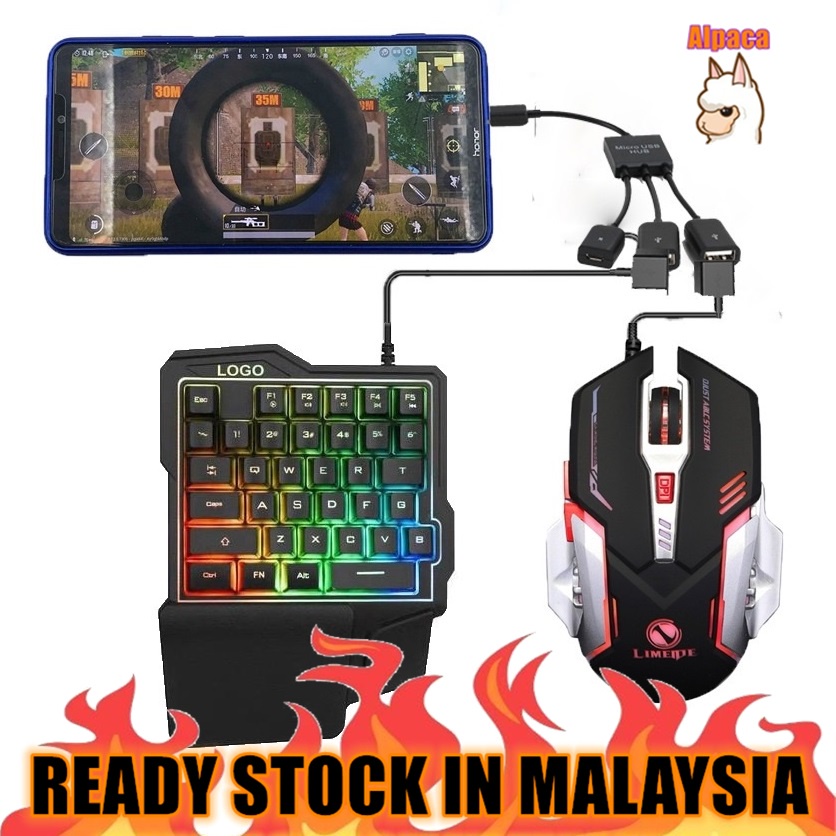 Usb 3.1 Type C / Micro Gaming Converter/คีย์บอร์ดเกมแบบมีสายคีย์บอร์ด ...