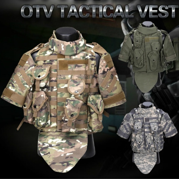 Outdoors Airsoft Paintball Molle Plate Carrier เสื้อกั๊กยุทธวิธีทหาร ...