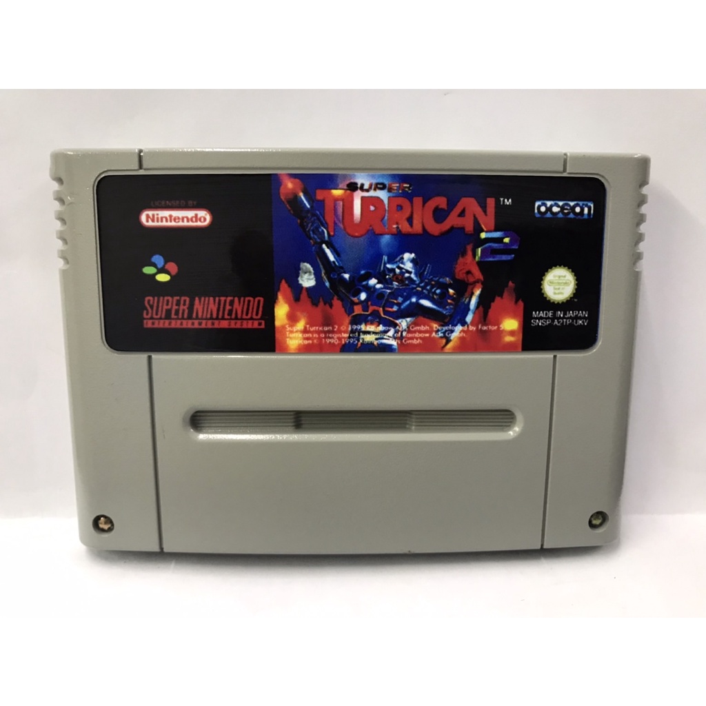 ตลับ SFC Super Turrican 2 (ตลับ Repro) Super famicom | Shopee Thailand