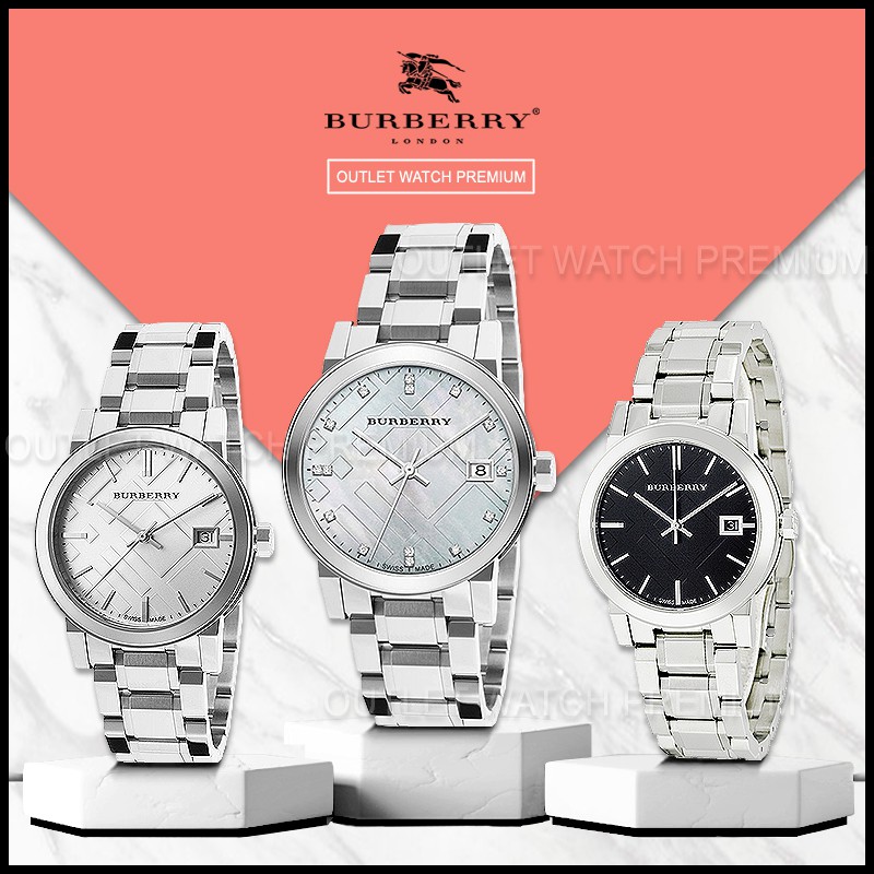Burberry นาฬิกาข้อมือผู้หญิง เบอร์เบอรี่ รุ่น BU9124 BU9125 BU9101 ...