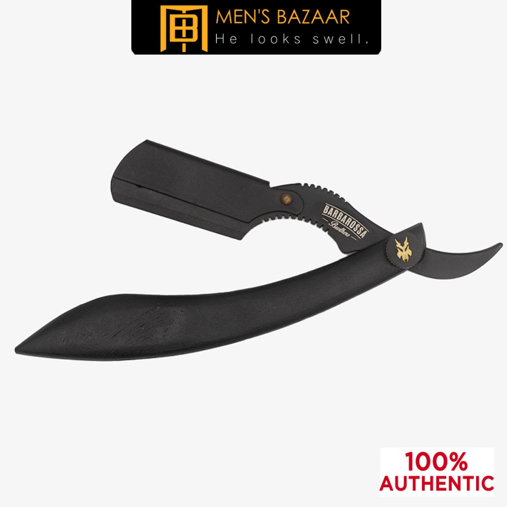 Barbarossa Brothers Cut Throat Razor - The Cutlass - Wooden Black ...