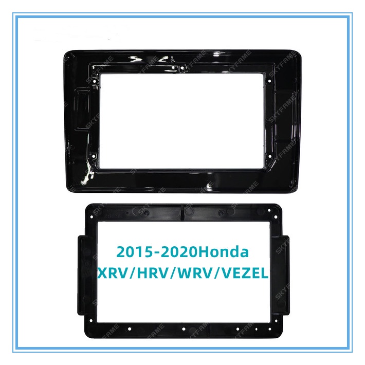 กรอบแผงวิทยุรถยนต์ 9/10.1 นิ้ว สําหรับ Honda XRV HRV WRV VEZEL 2015-2020 Android MP5 GPS 2 Din ...