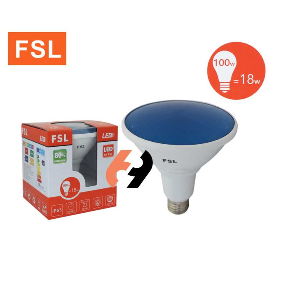 หลอดไฟ FSL-LED PAR 38/18w (ขั้วE27) | Shopee Thailand